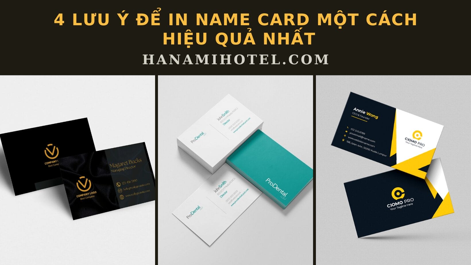 4 Lưu ý để In Name Card Một Cách Hiệu Quả Nhất